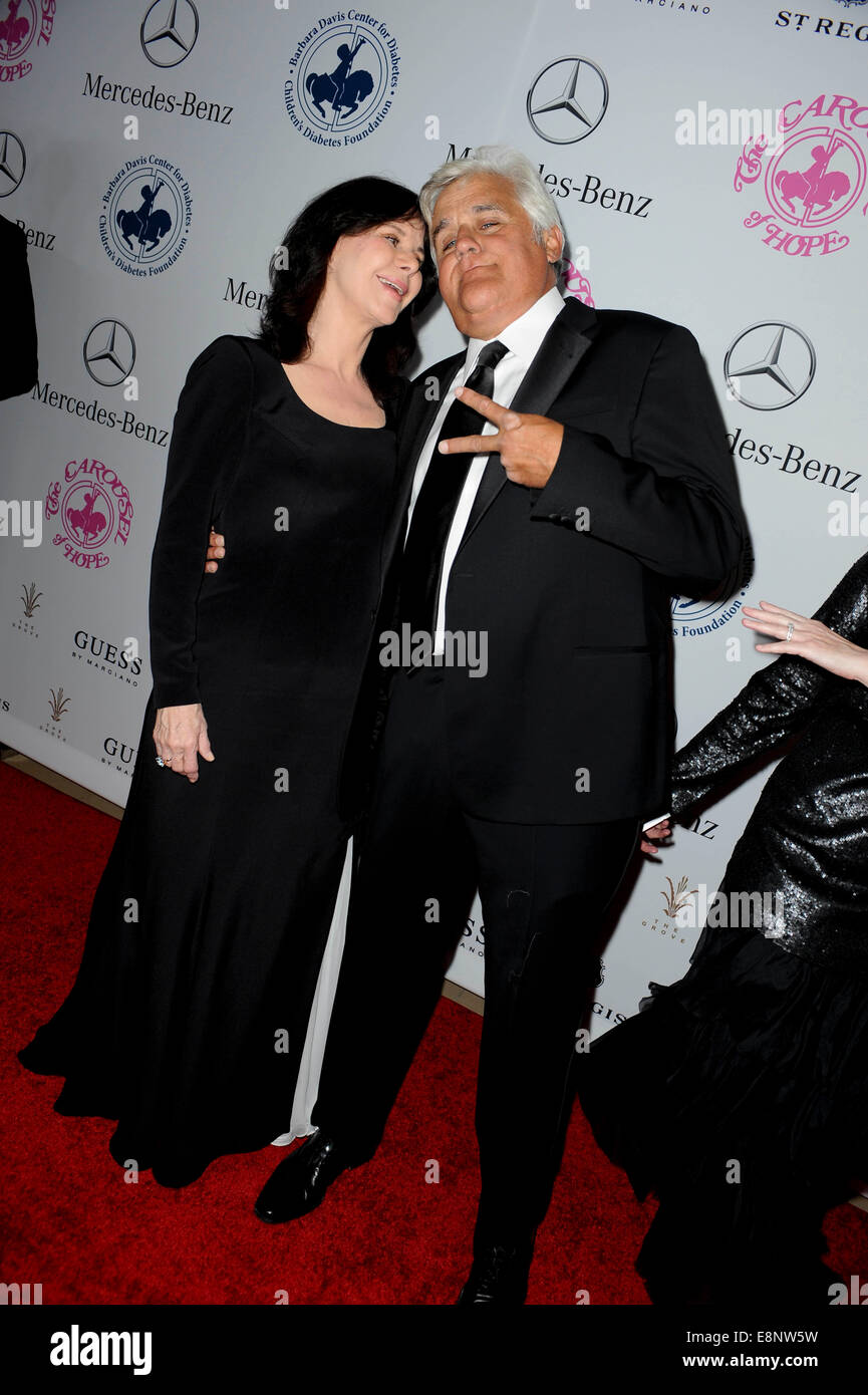 Jay Leno & wife Mavis Leno Carousel of Hope Ball 2014.11.10 Beverly ...