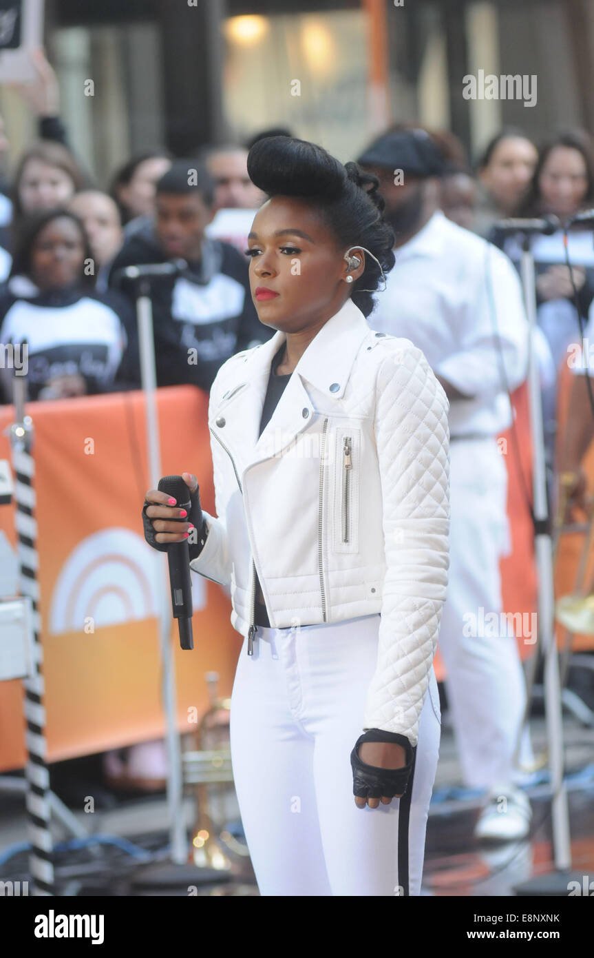 Janelle Monae performs at Today Show Featuring: Janelle Monae Where: NY ...
