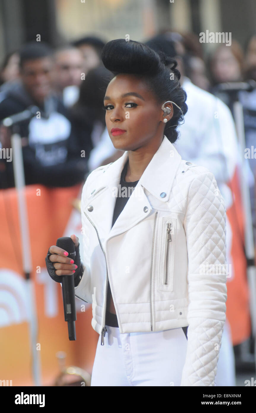 Janelle Monae performs at Today Show Featuring: Janelle Monae Where: NY ...