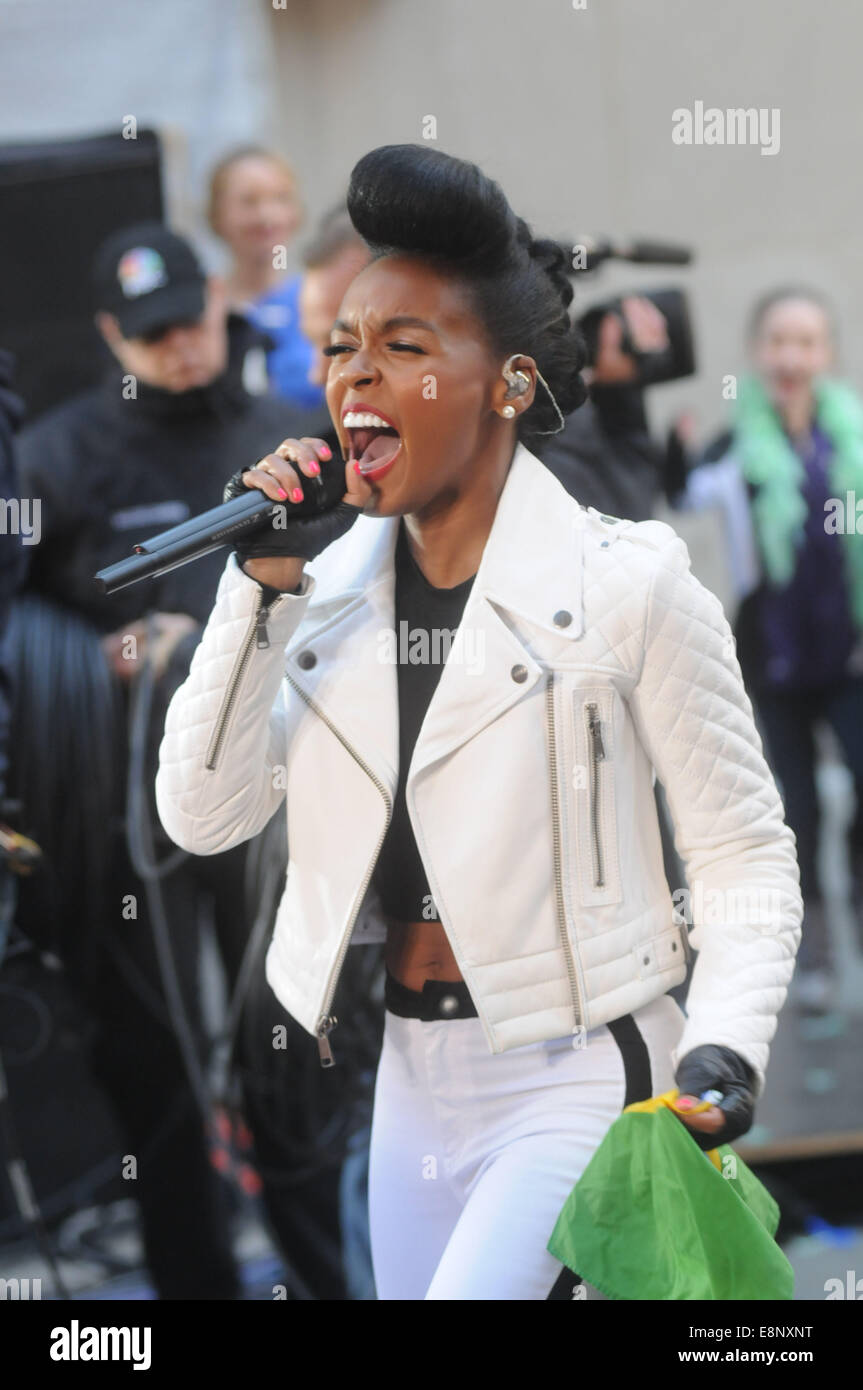 Janelle Monae performs at Today Show Featuring: Janelle Monae Where: NY ...