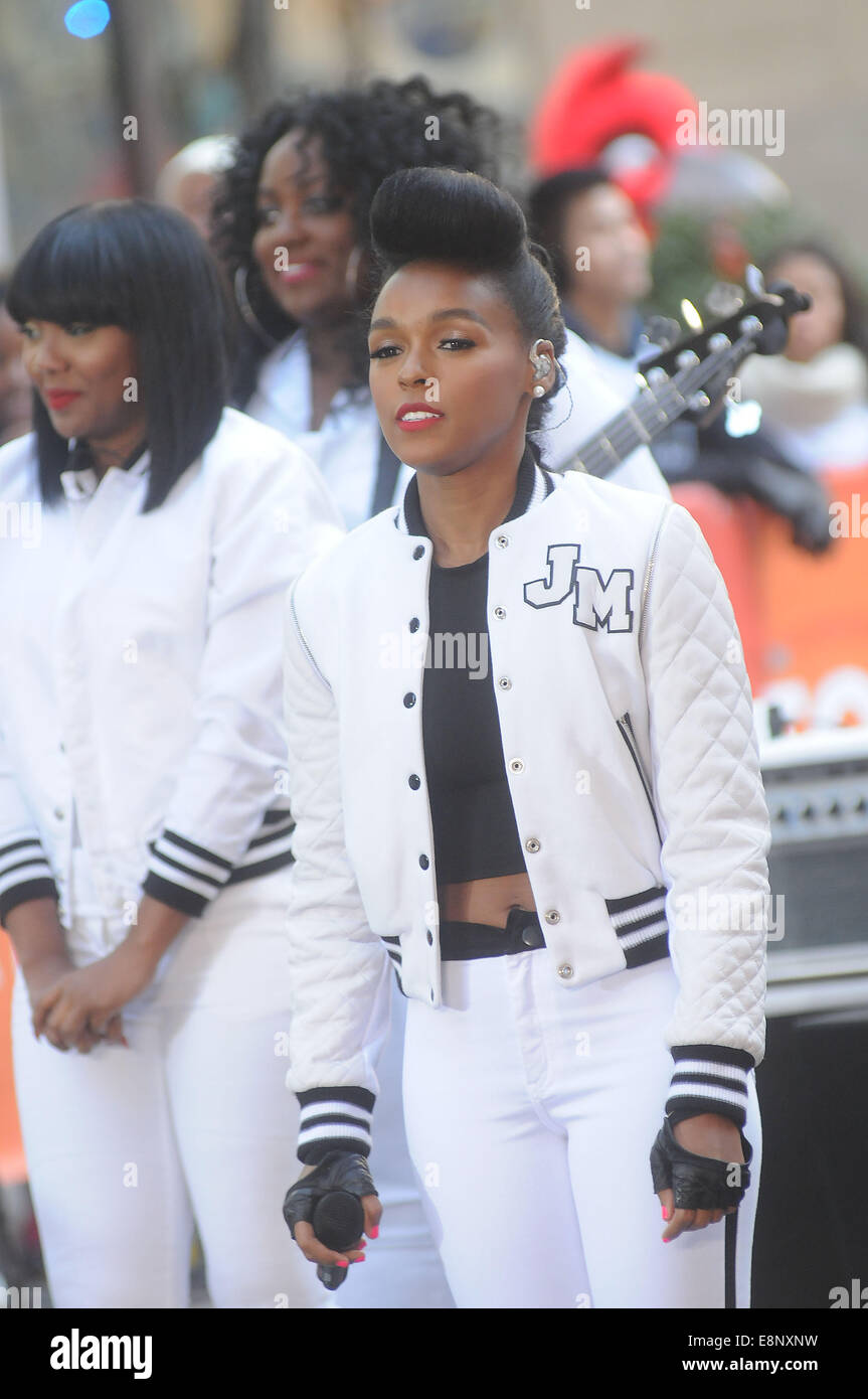 Janelle Monae performs at Today Show Featuring: Janelle Monae Where: NY ...