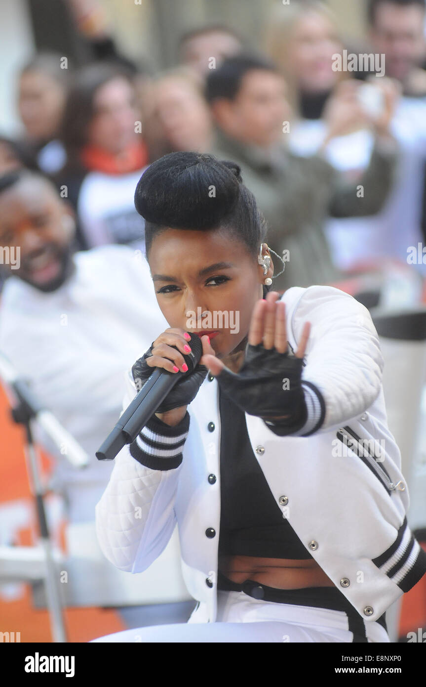 Janelle Monae performs at Today Show Featuring: Janelle Monae Where: NY ...