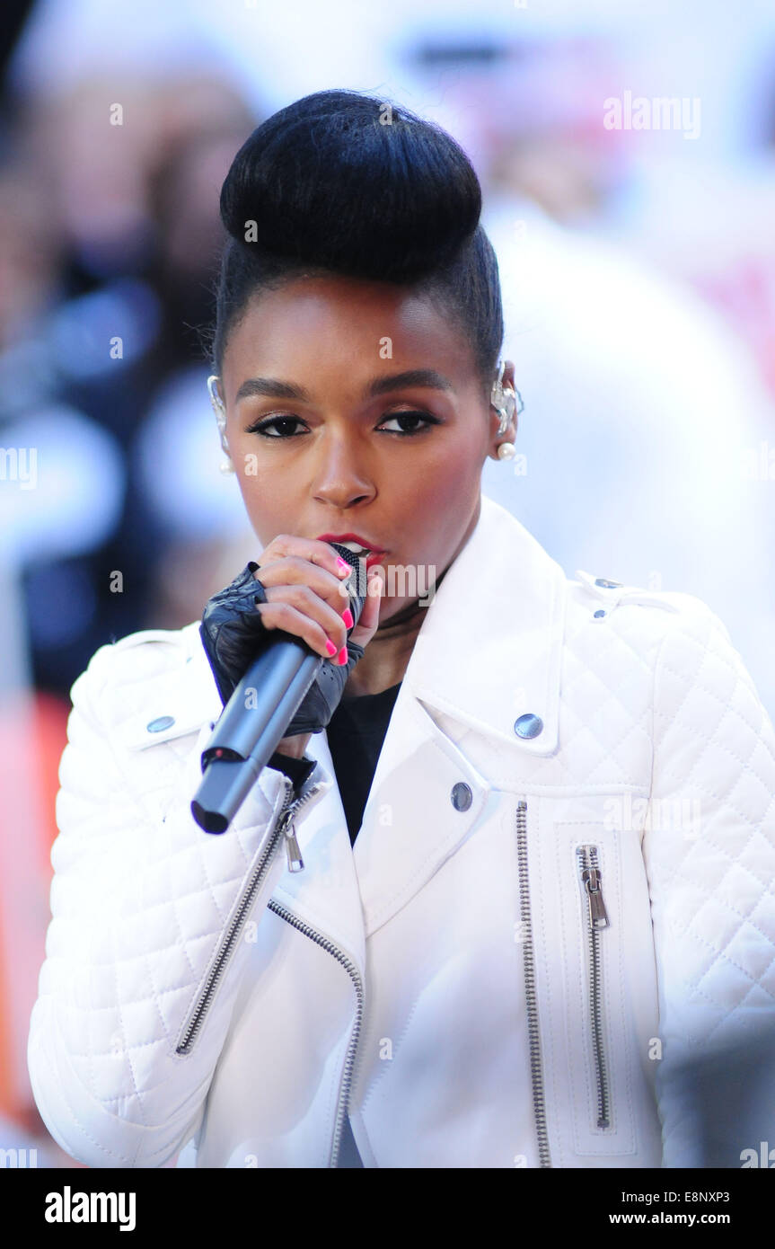 Janelle Monae performs at Today Show Featuring: Janelle Monae Where: NY ...