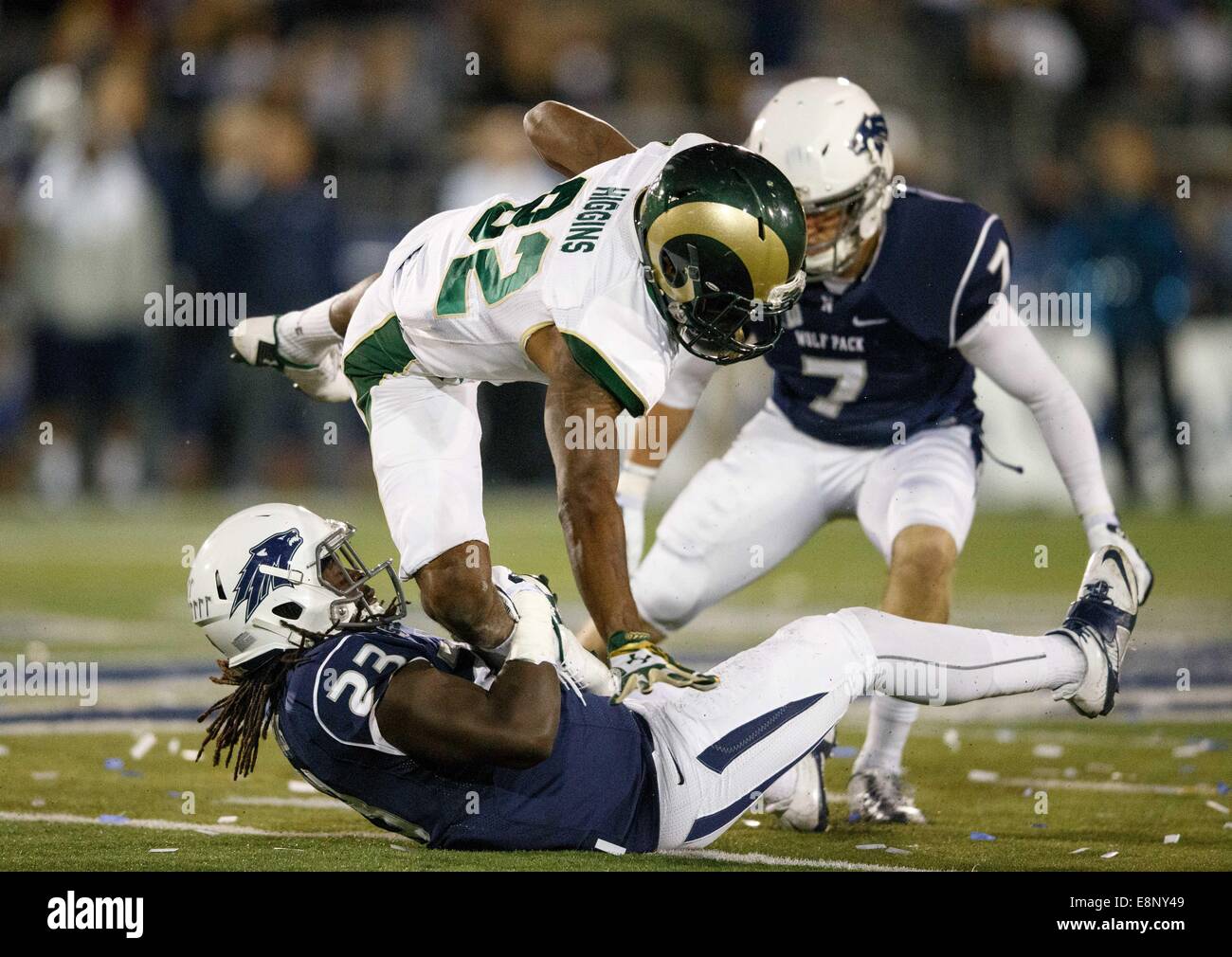 Reno, Nevada, USA. 11th Oct, 2014. Nevada Wolfpack Defensive Back NIGEL ...