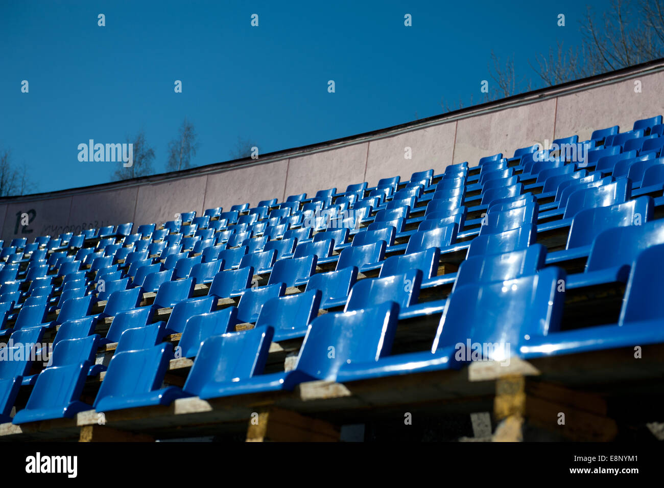 Stands on the stadium Stock Photo - Alamy