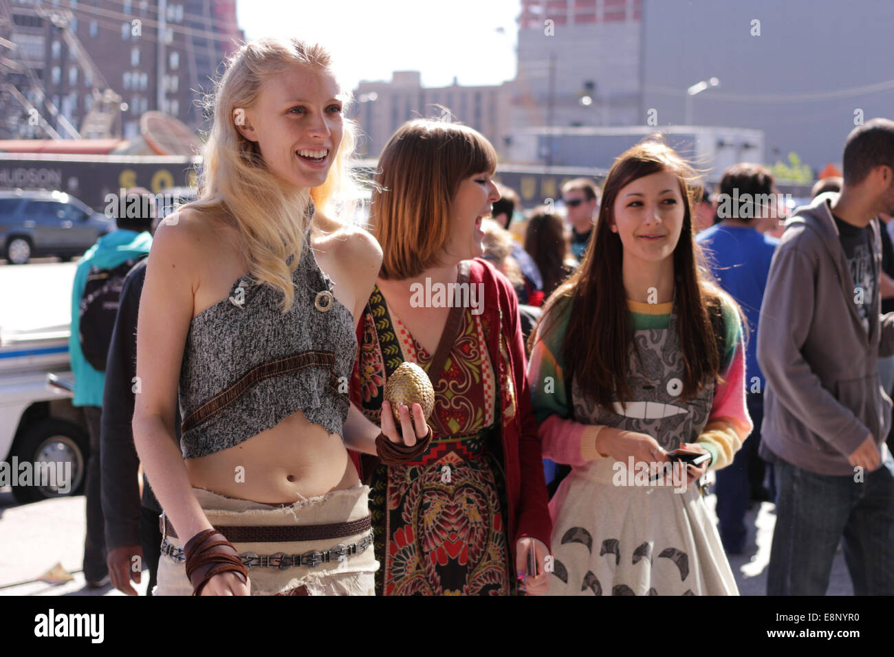 New York, USA. 12th Oct, 2014. New York Comic Con, the latest in comics ...