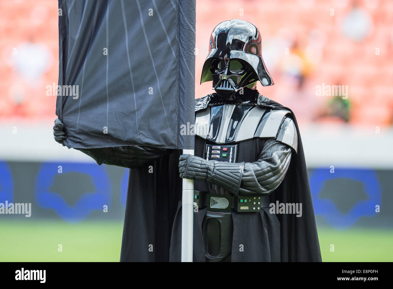 Houston, Texas, USA. 12th Oct, 2014. A Star Wars cosplayer dressed as ...