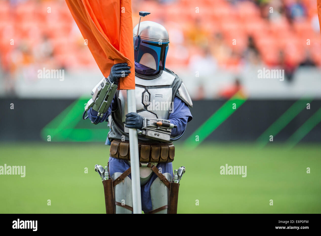 Houston, Texas, USA. 12th Oct, 2014. A Star Wars cosplayer dressed as ...