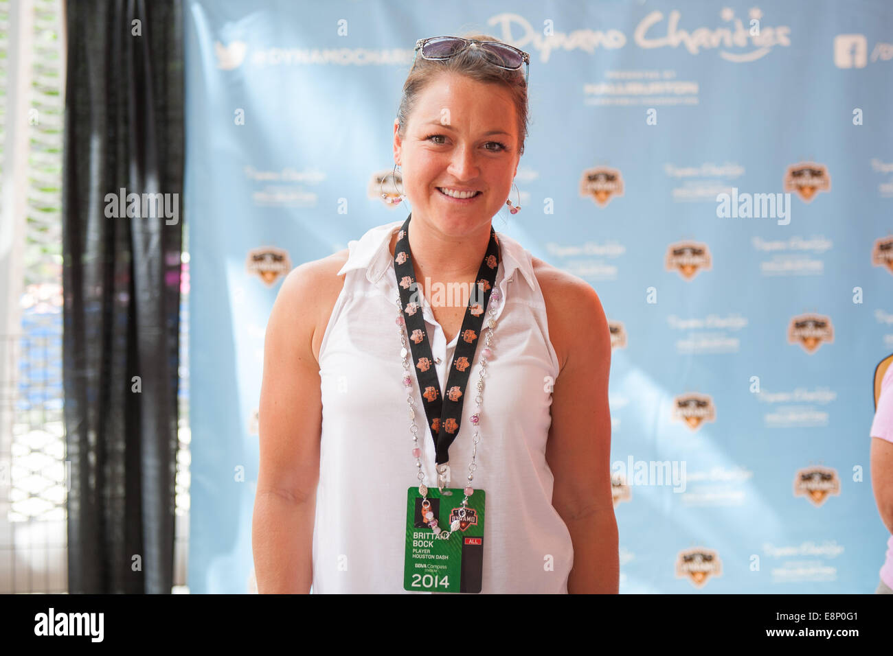 Houston, Texas, USA. 12th Oct, 2014. Houston Dash midfielder Brittany ...