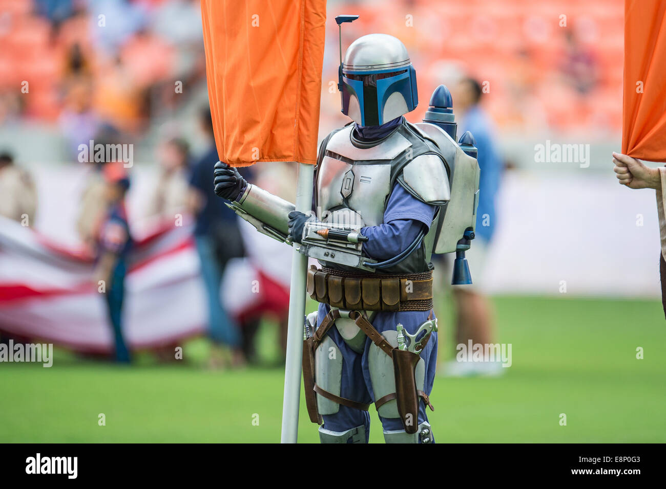 Houston, Texas, USA. 12th Oct, 2014. A Star Wars cosplayer dressed as ...