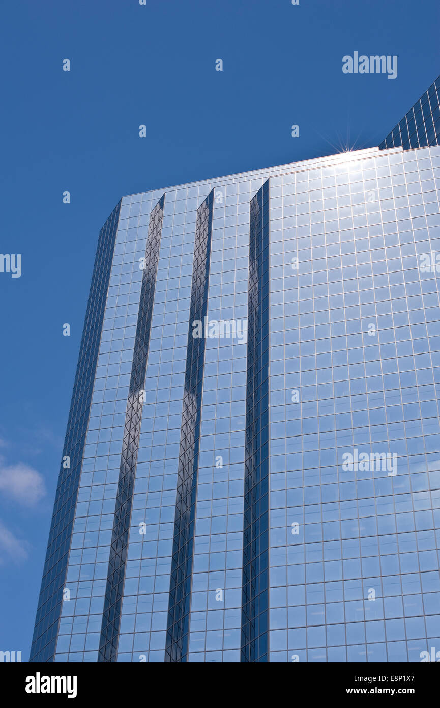 Reflections off glass buildings Stock Photo - Alamy