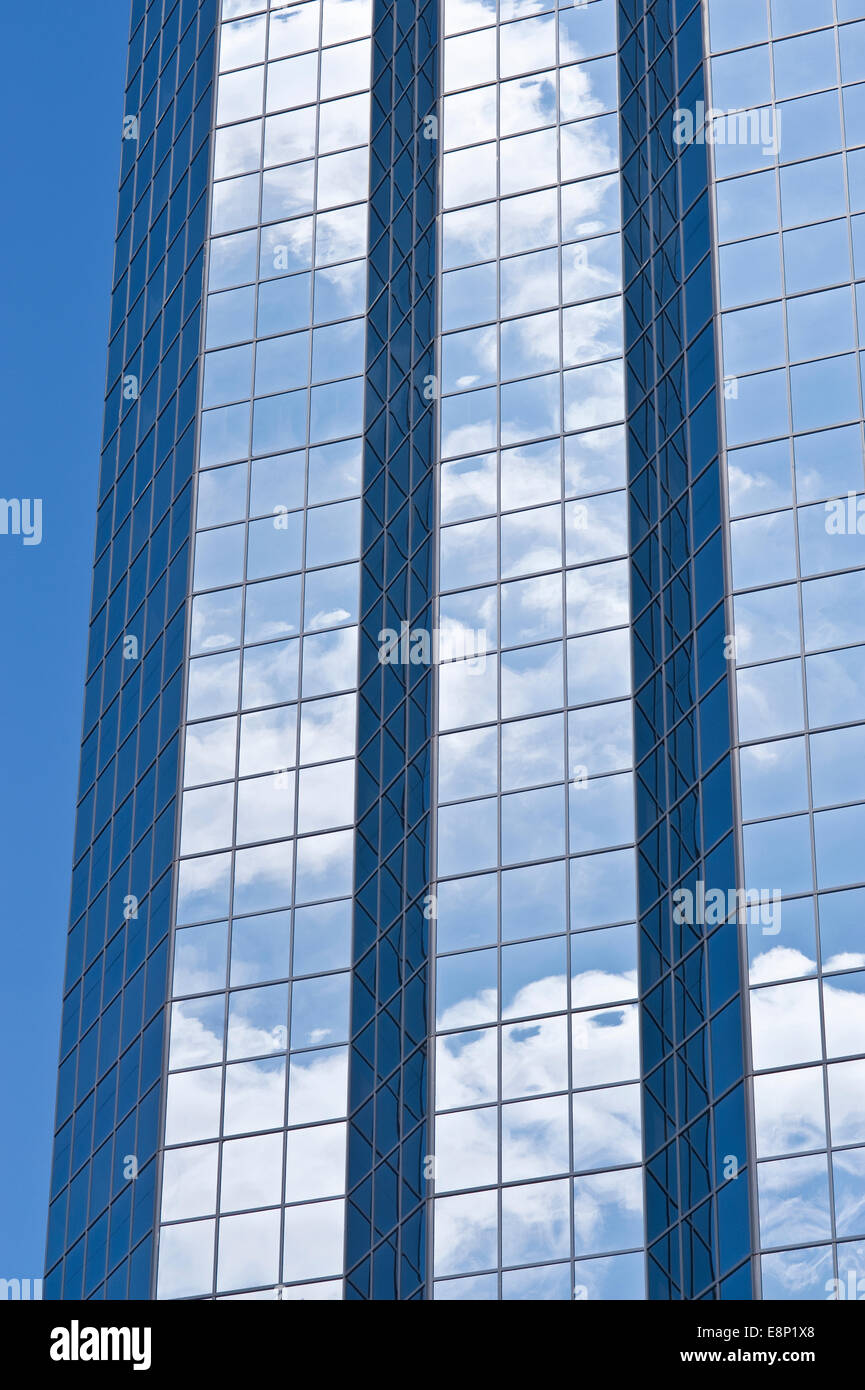 Reflections off glass buildings Stock Photo - Alamy