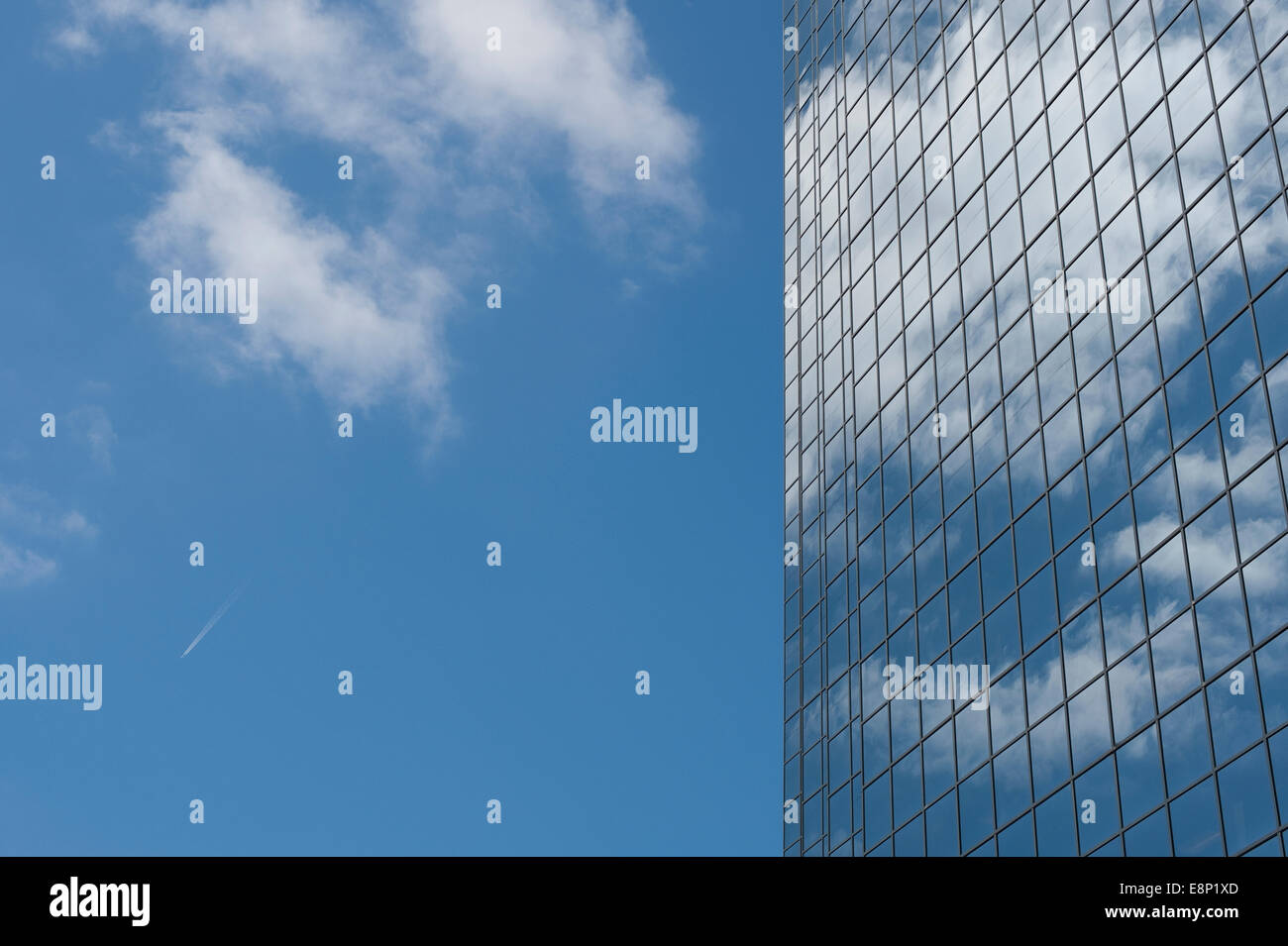 Reflections off glass buildings Stock Photo - Alamy