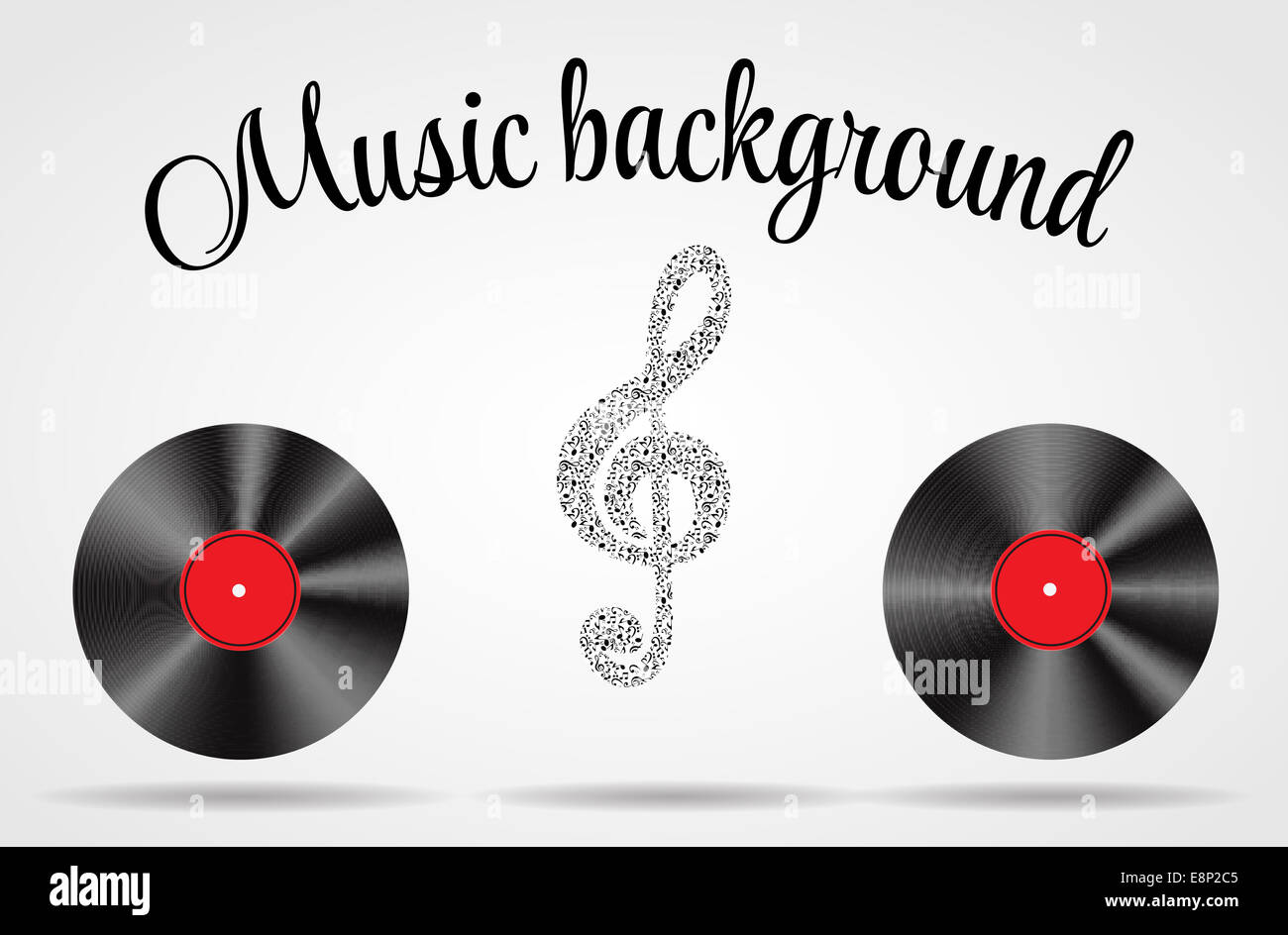 Set of Abstract music background vector illustration for your de Stock ...