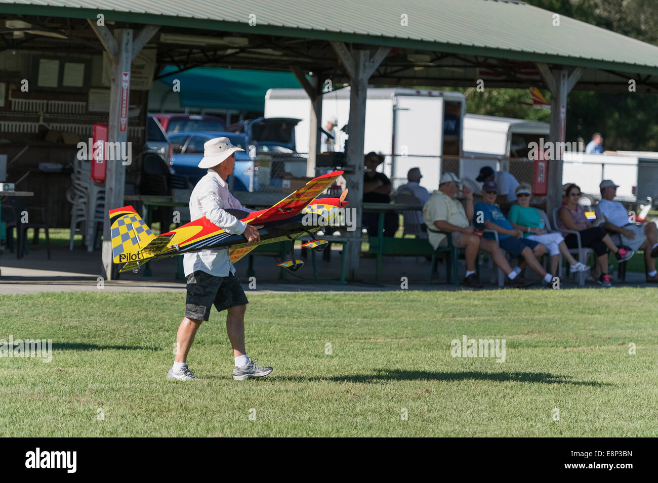 Remote Controlled Plane Flying Club Stock Photo - Alamy