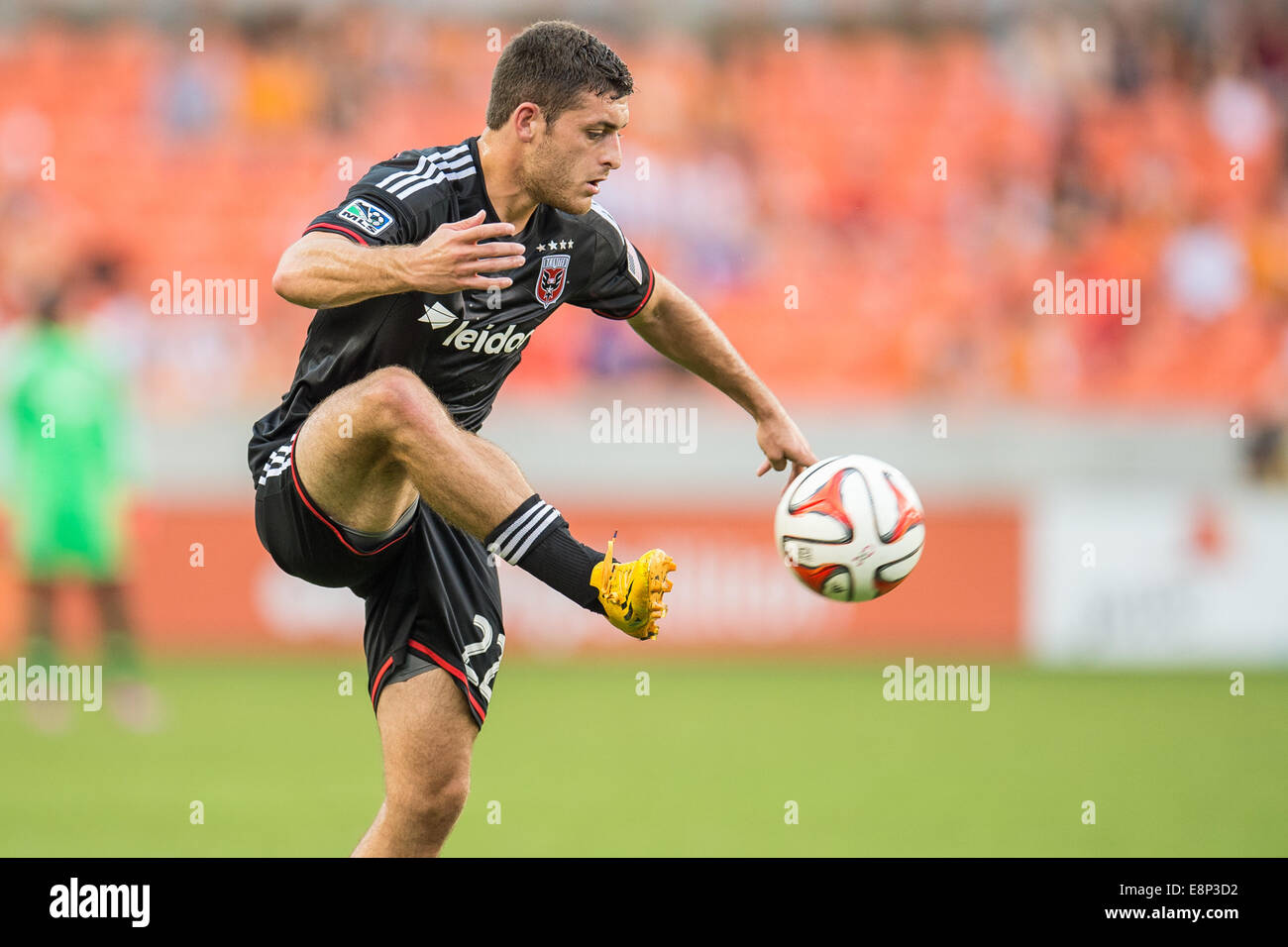 Houston, Texas, USA. 12th Oct, 2014. D.C. United defender Chris Korb ...