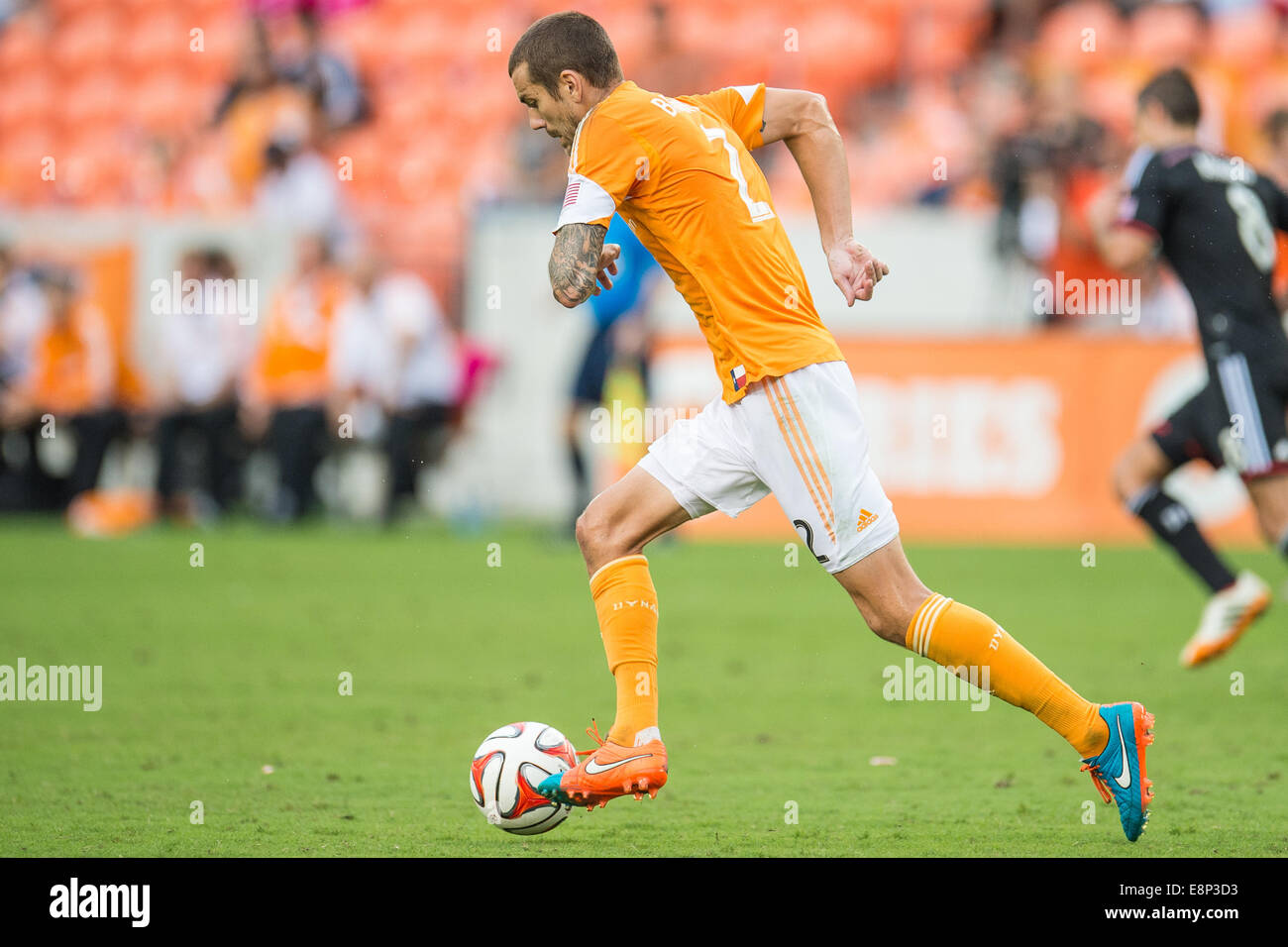 Houston, Texas, USA. 12th Oct, 2014. Houston Dynamo defender Eric ...