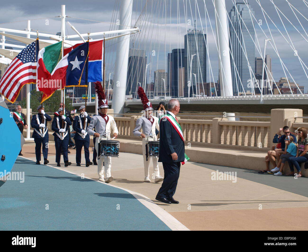 Parade with Italian Parliment Member Stock Photo - Alamy