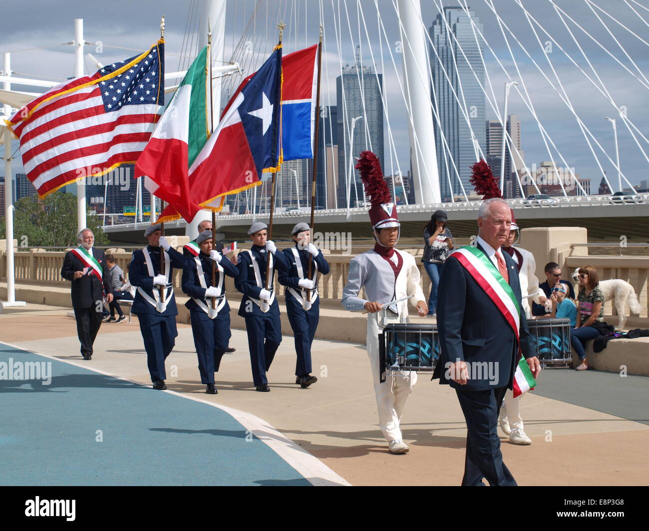 Parade with Italian Parliment Member Stock Photo - Alamy
