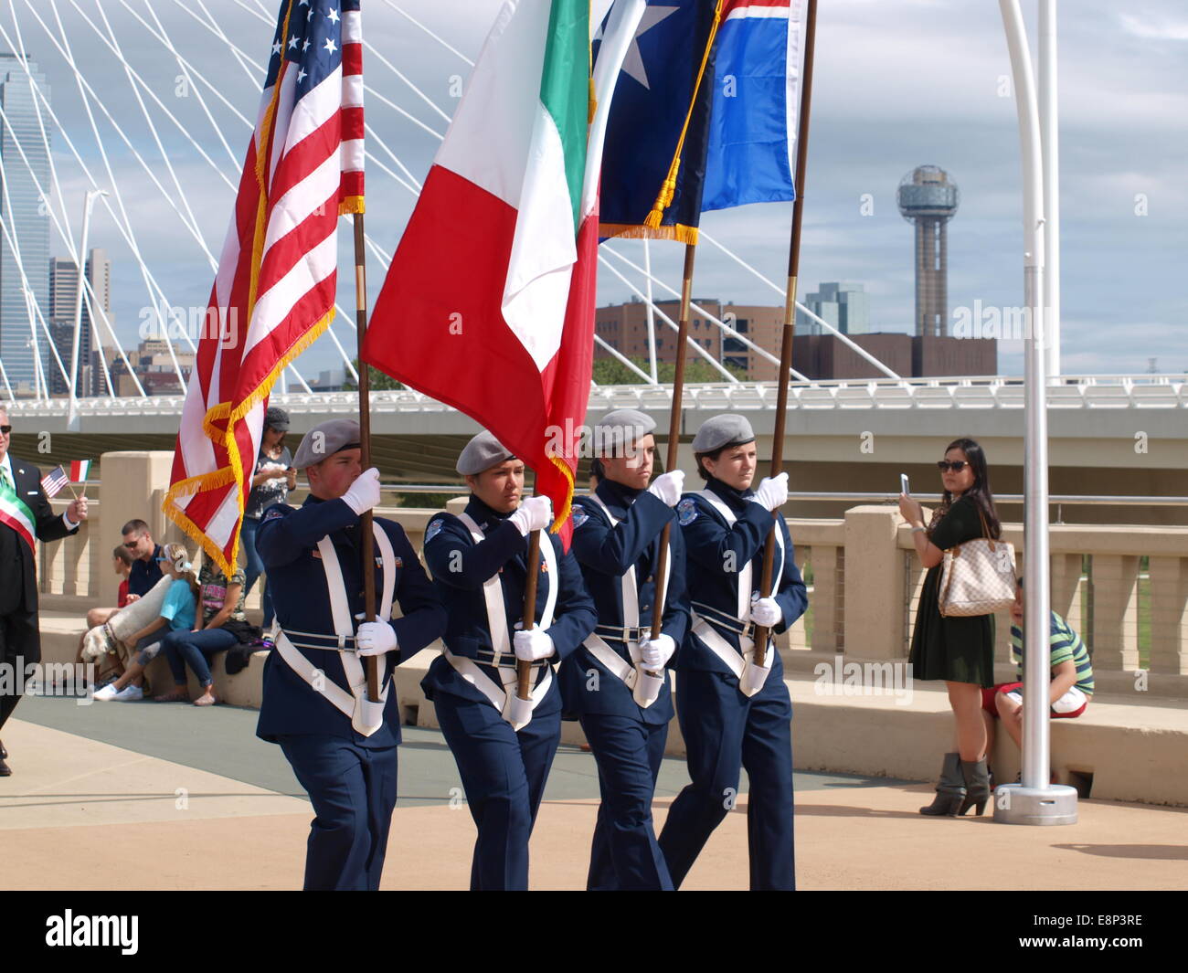 Parade with Italian Parliment Member Stock Photo - Alamy