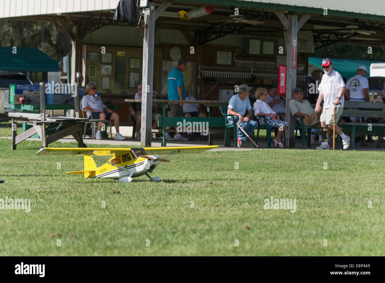 Remote Controlled Plane Flying Club Stock Photo - Alamy