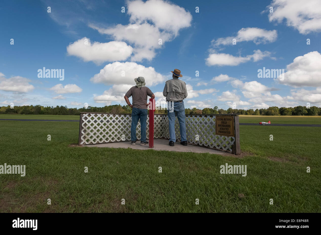 Remote Controlled Plane Flying Club Stock Photo - Alamy