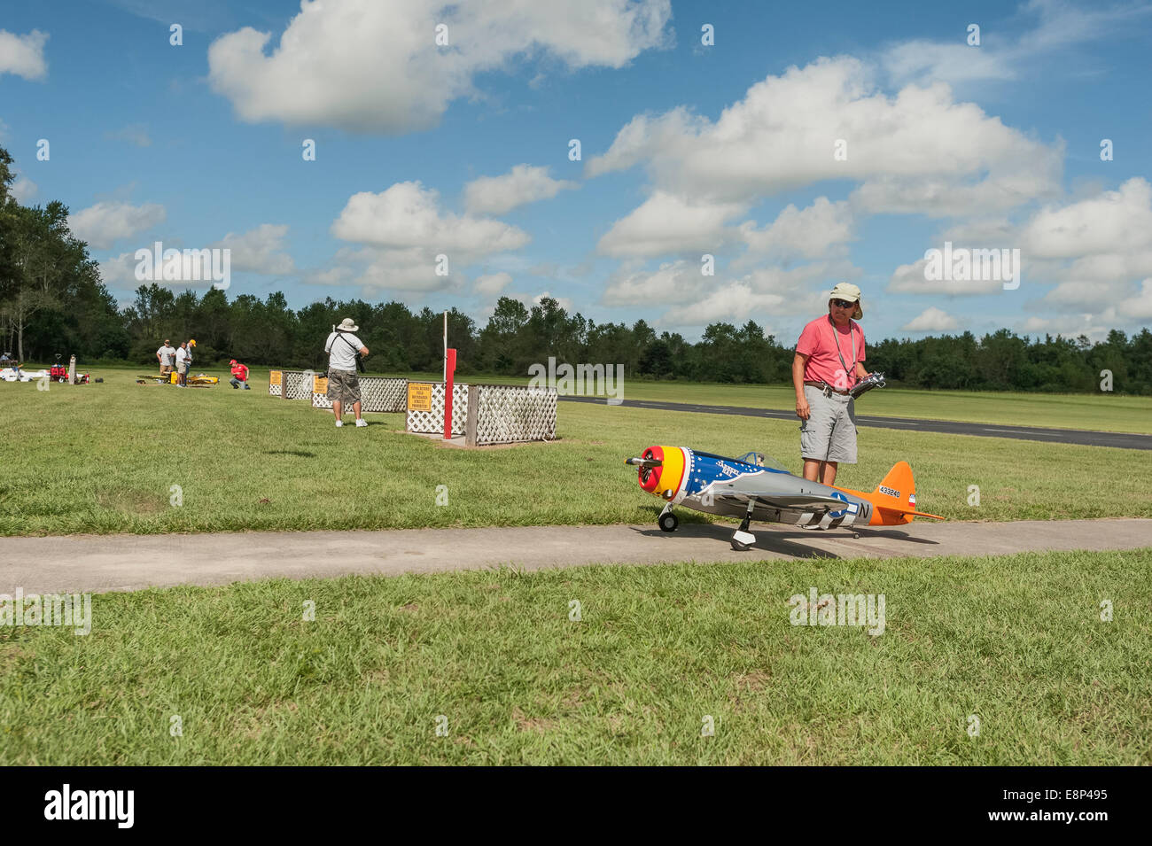 Remote Controlled Plane Flying Club Stock Photo - Alamy