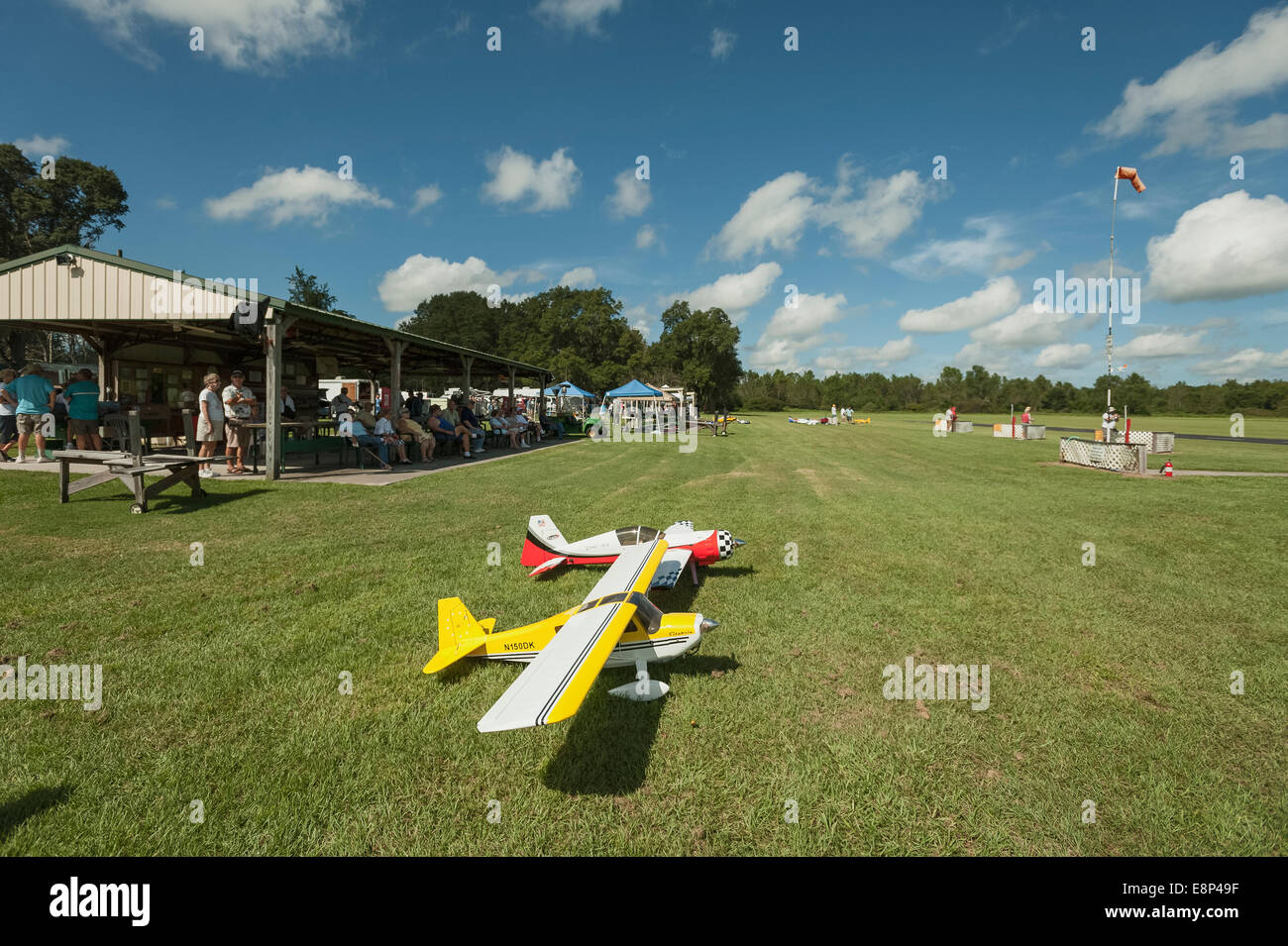 Remote Controlled Plane Flying Club Stock Photo - Alamy