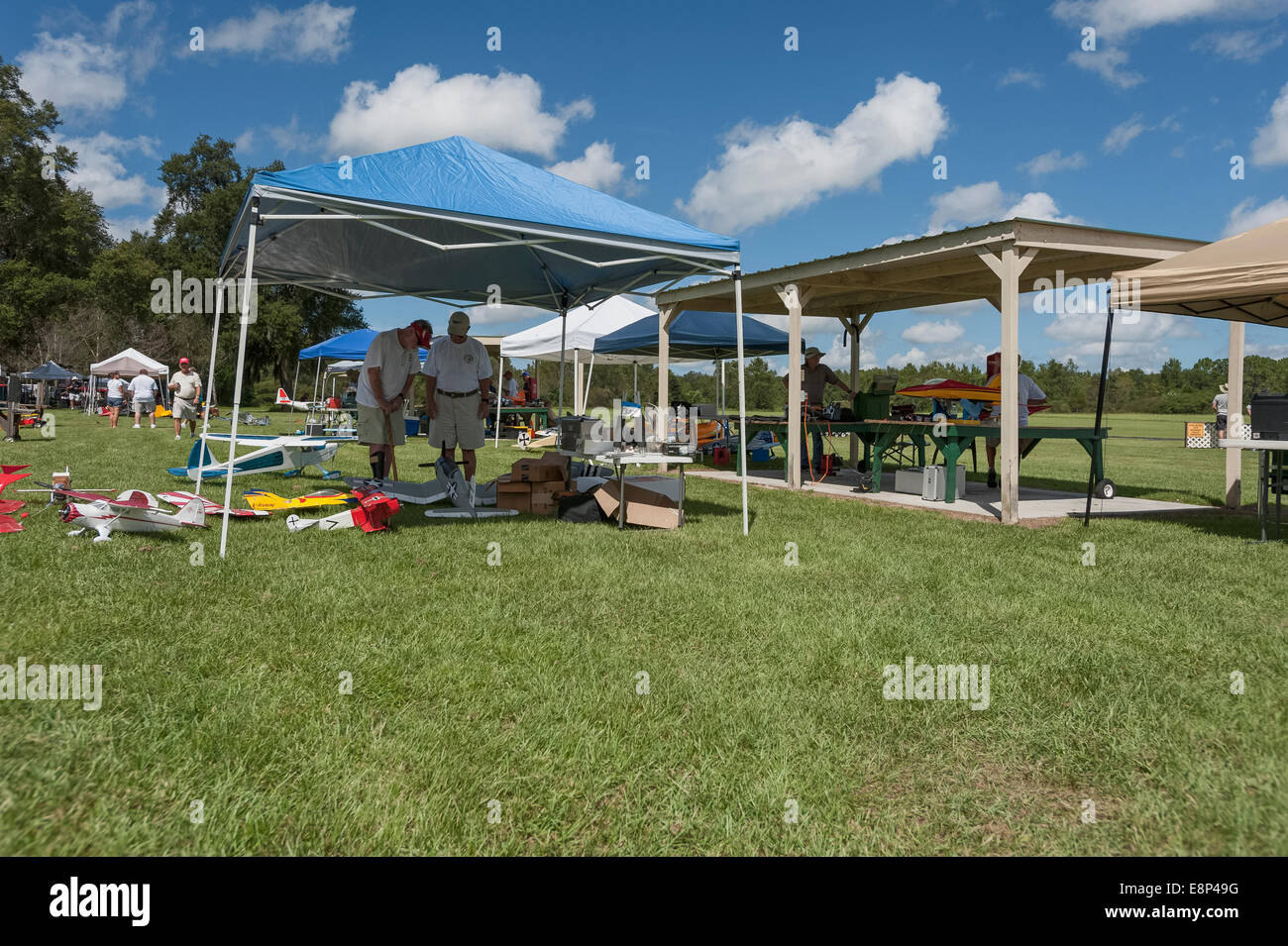 Remote Controlled Plane Flying Club Stock Photo - Alamy