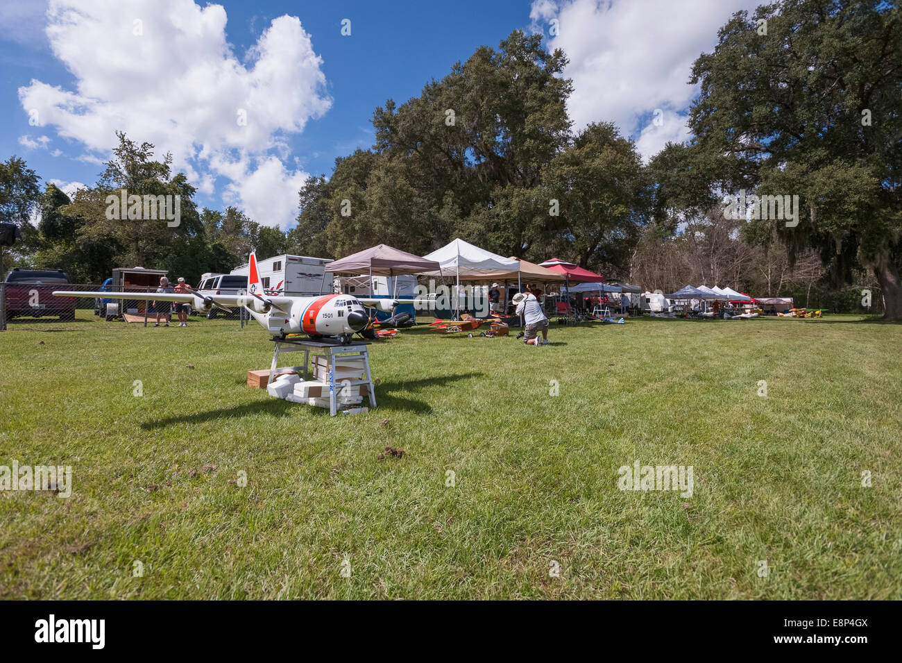 Remote Controlled Plane Flying Club Stock Photo - Alamy