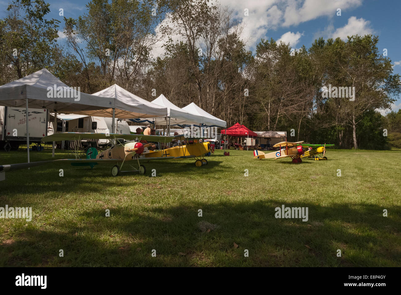 Remote Controlled Plane Flying Club Stock Photo - Alamy
