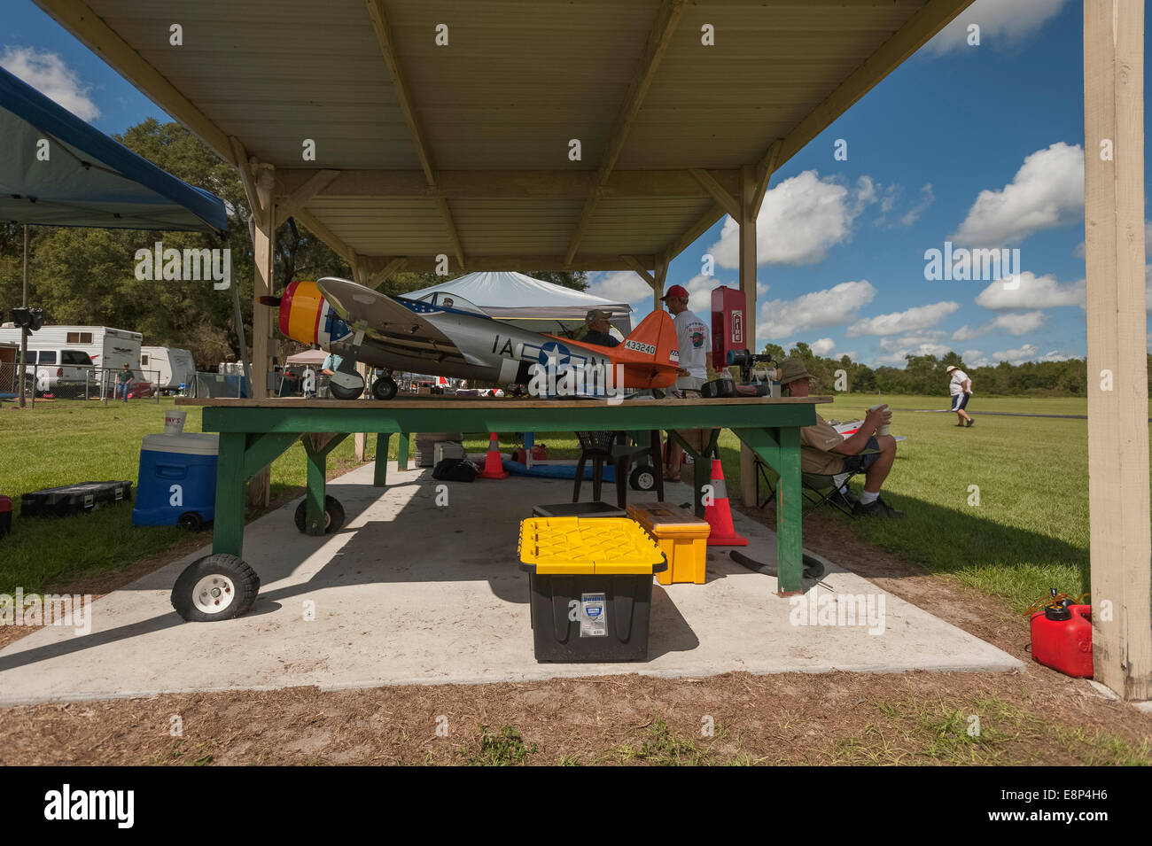 Remote Controlled Plane Flying Club Stock Photo - Alamy