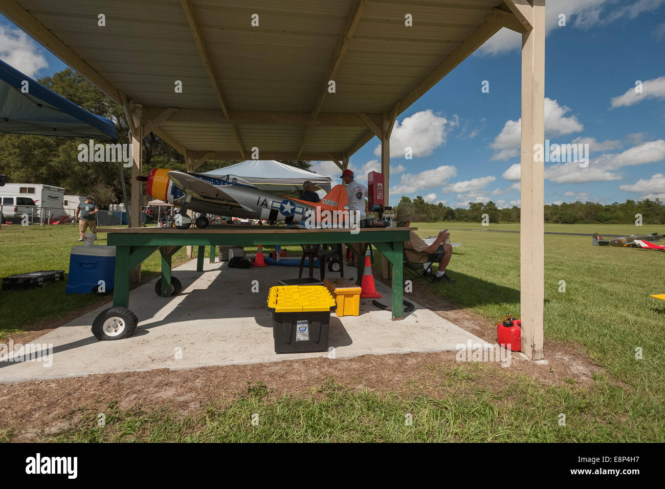Remote Controlled Plane Flying Club Stock Photo - Alamy
