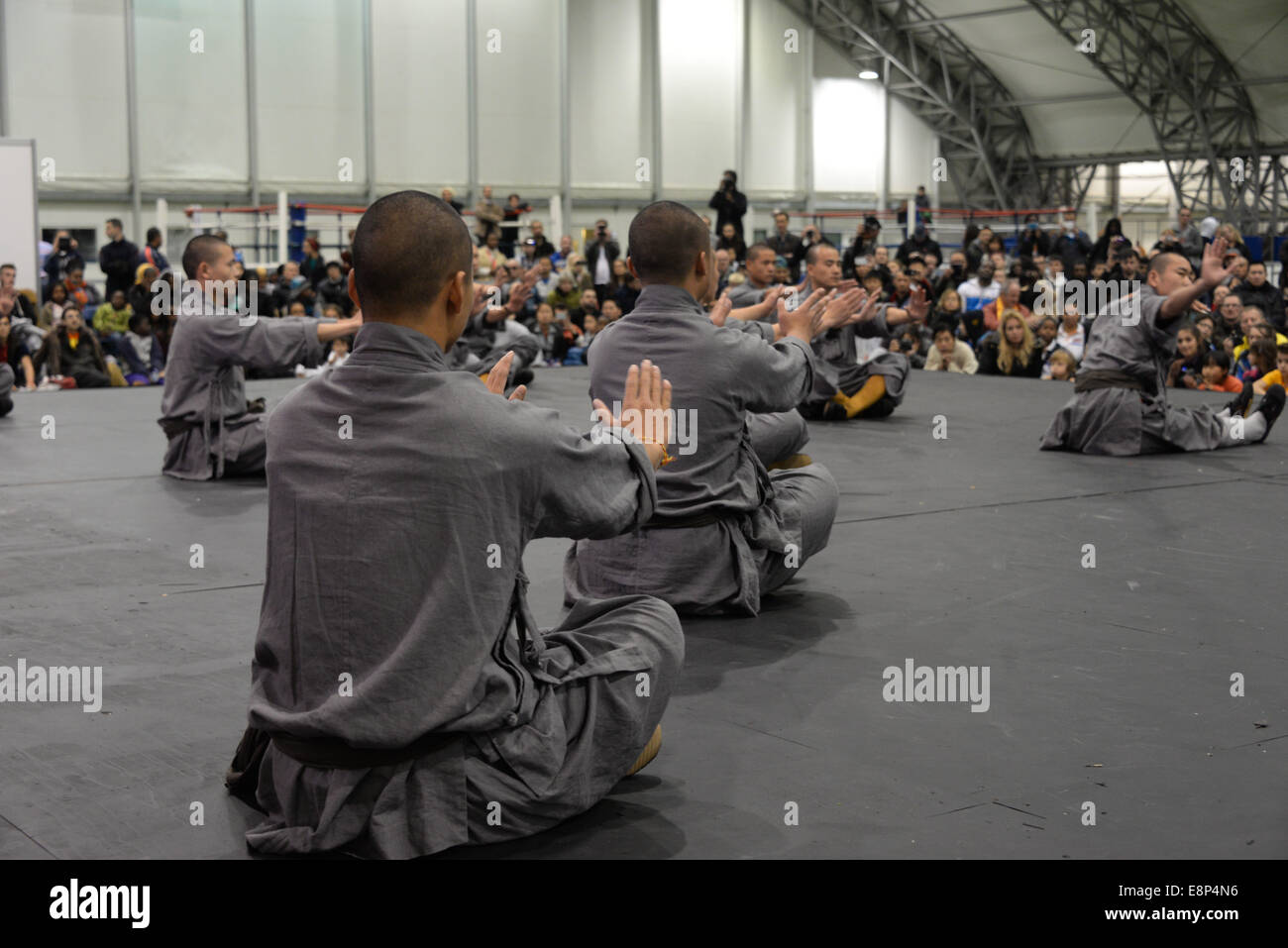 London, UK. 12th October, 2014. Shaolin monks preforms at the 3rd ...