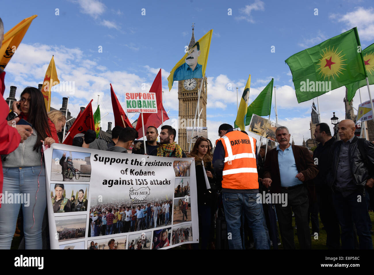 London, October 11th 2014. Thousands of protesters from the UK's ...