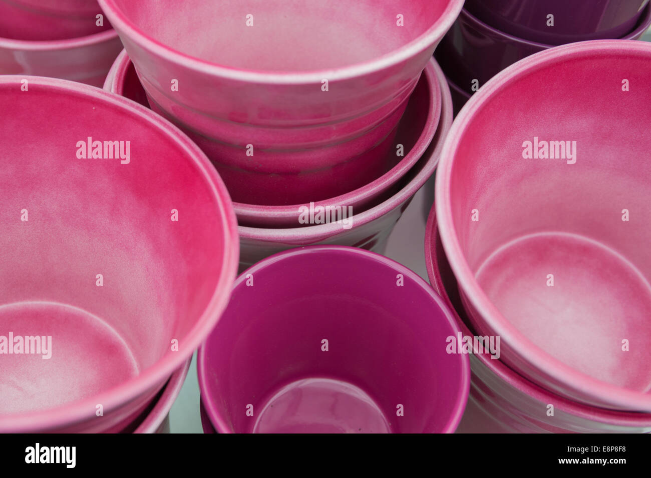 Colourful garden pots hi-res stock photography and images - Alamy