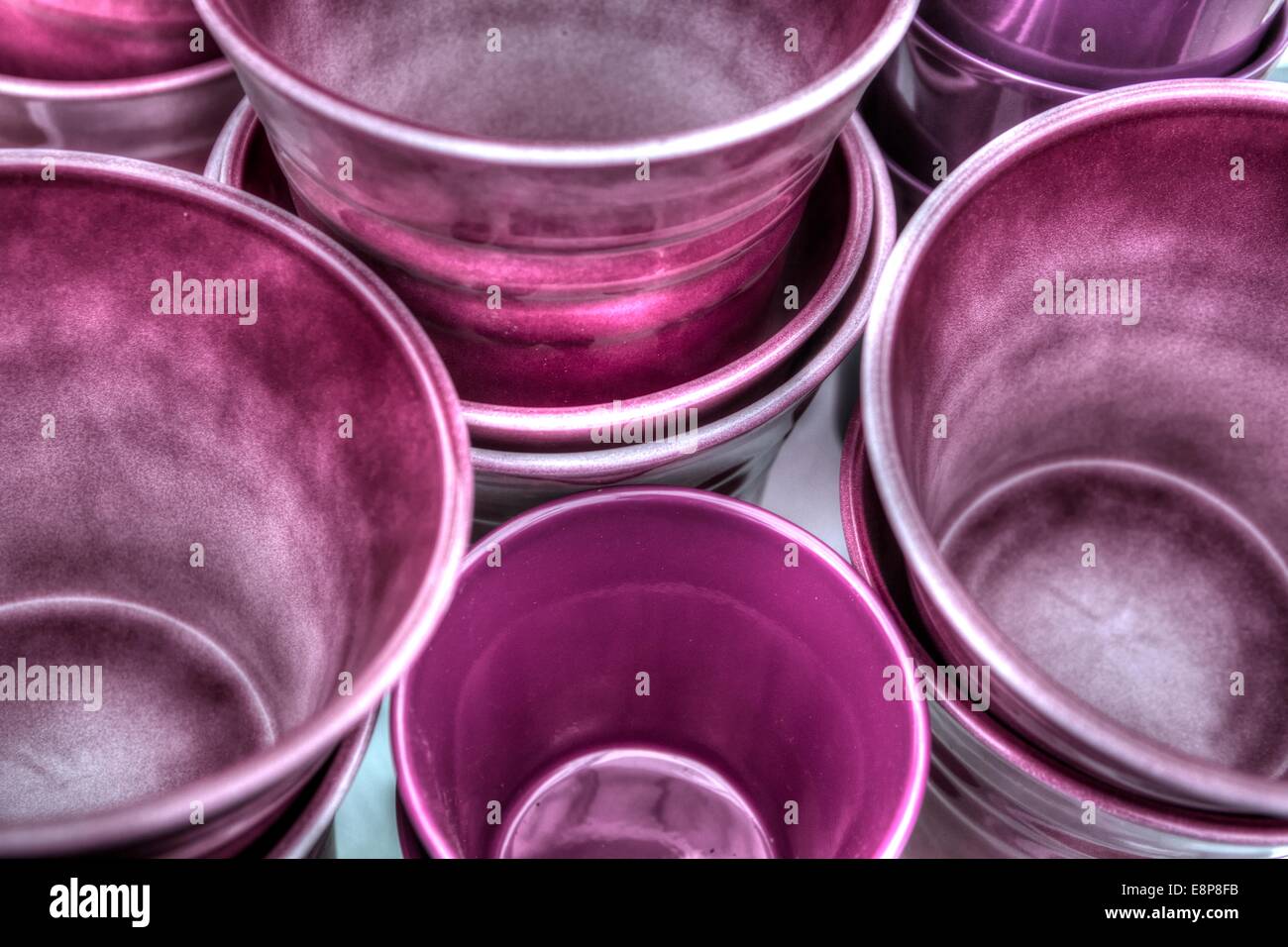 Colorful ceramic pots hi-res stock photography and images - Alamy