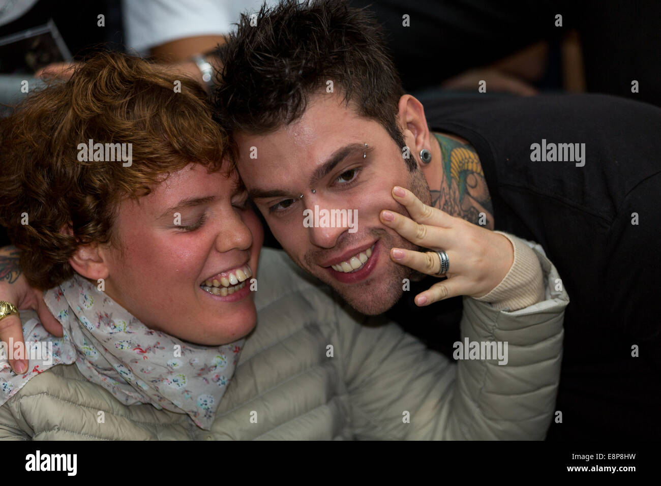 Turin, Italy. 12th October, 2014. Federico Leonardo Lucia better known ...