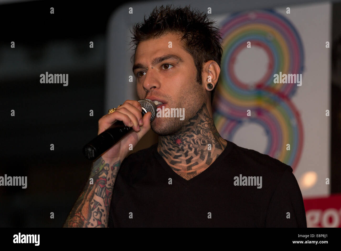 Turin, Italy. 12th October, 2014. Federico Leonardo Lucia better known ...