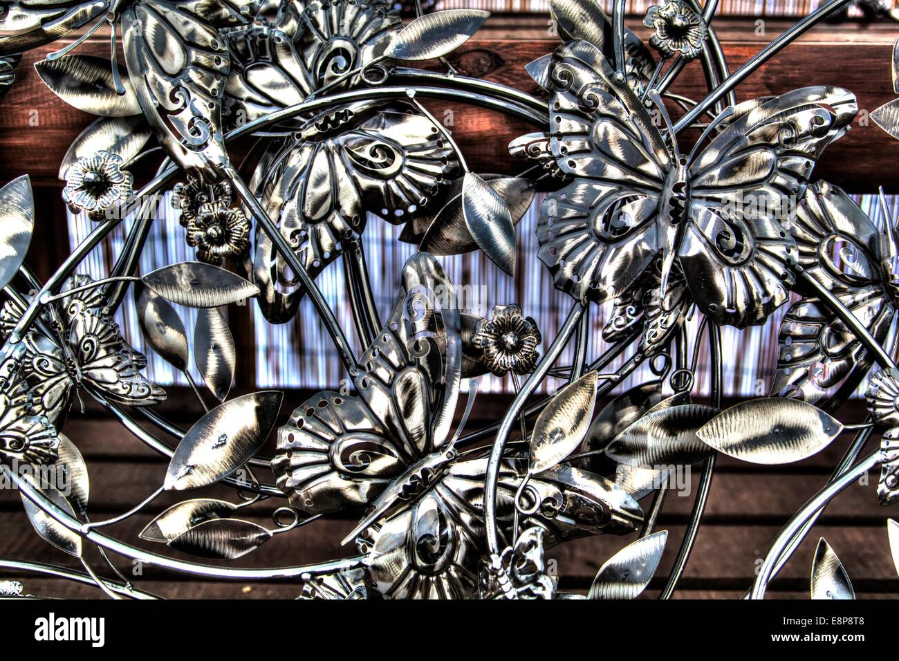 Metal butterflies hi-res stock photography and images - Alamy