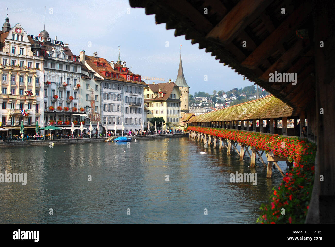 Luzern-Switzerland. The Kapell-bridge. The historical significance ...
