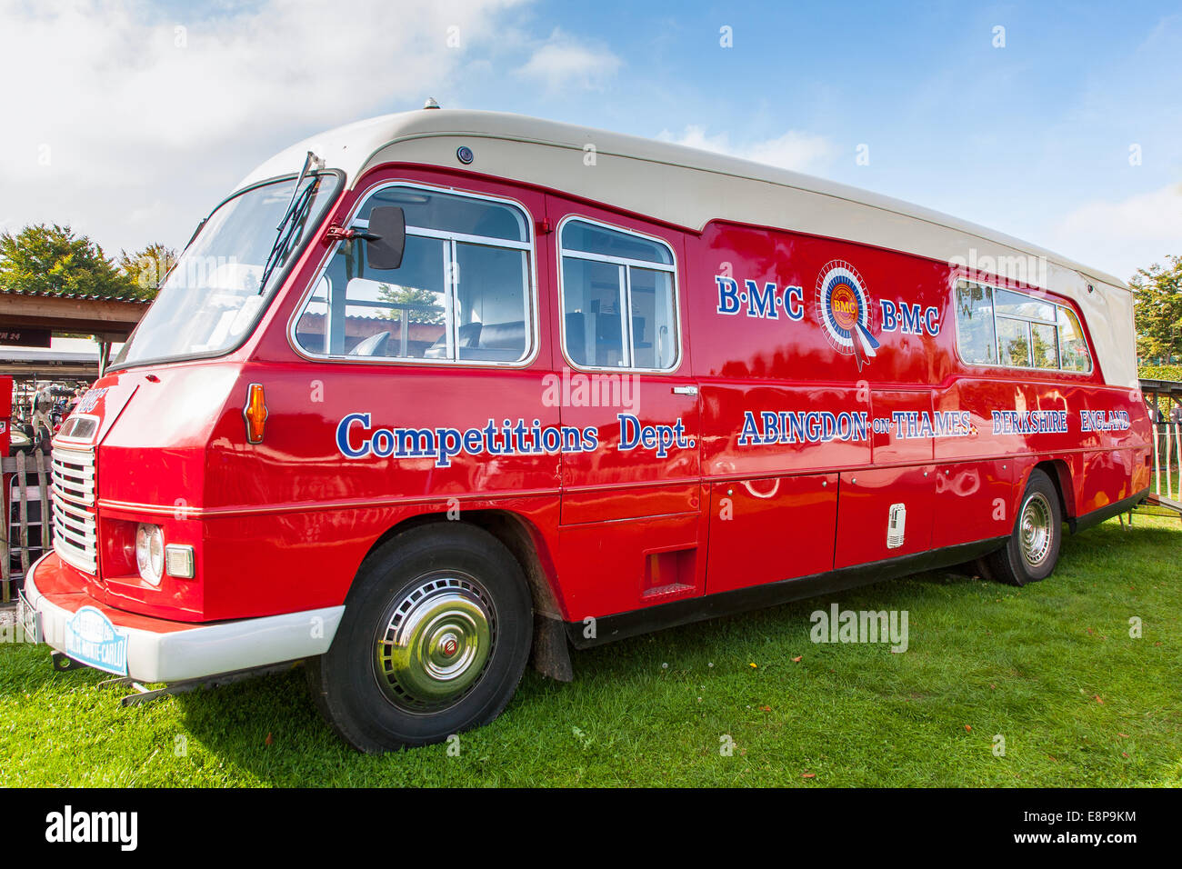 Classic vintage BMC Competition support van at the Goodwood Revival ...