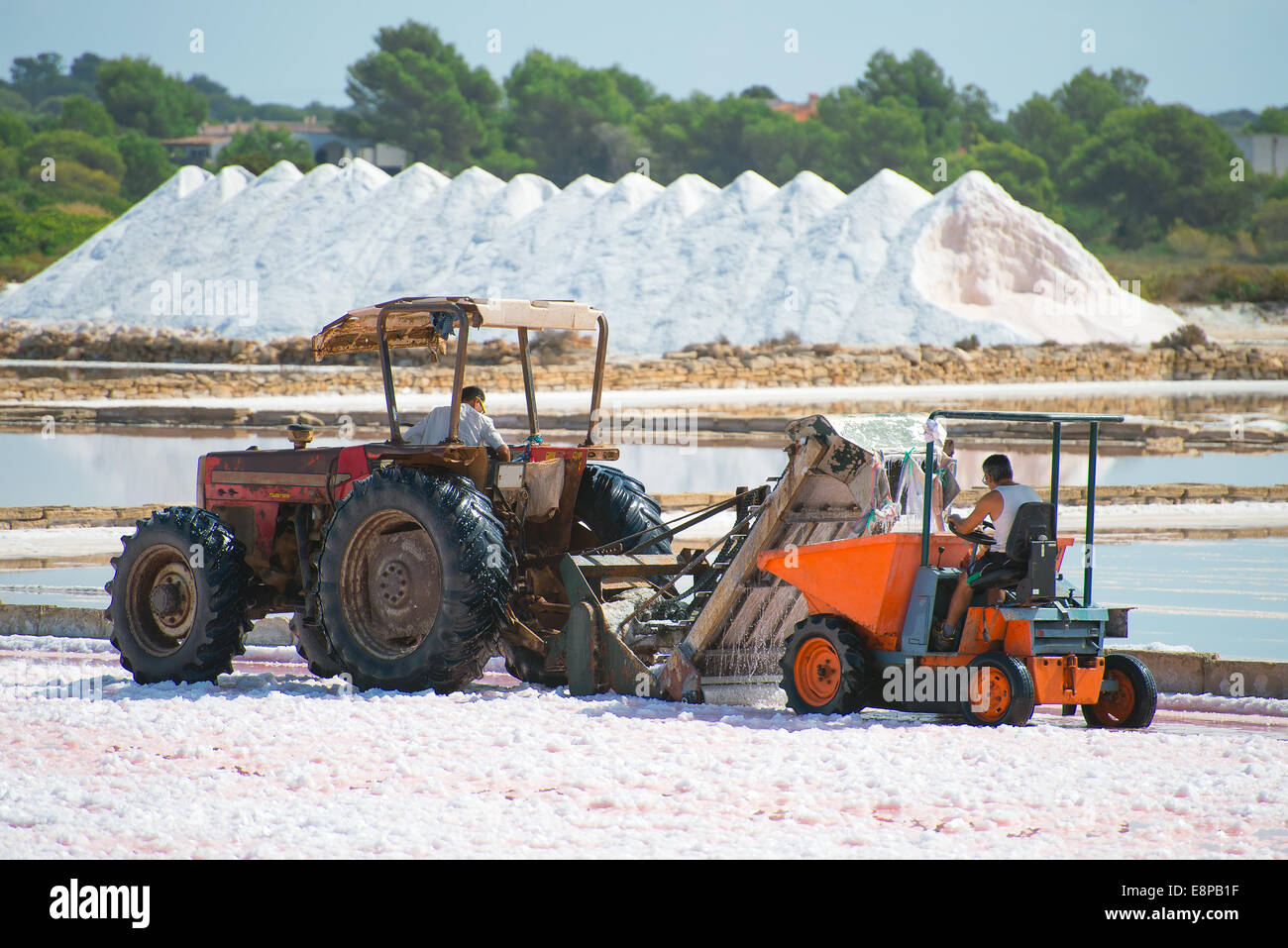 Salt production plant hi-res stock photography and images - Alamy