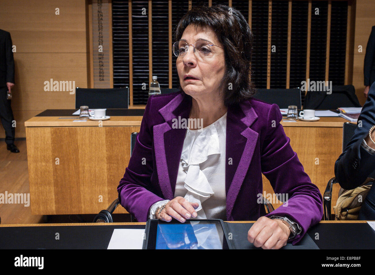 Luxembourg, Lux, Luxembourg. 13th Oct, 2014. Maria Damanaki, Member of ...