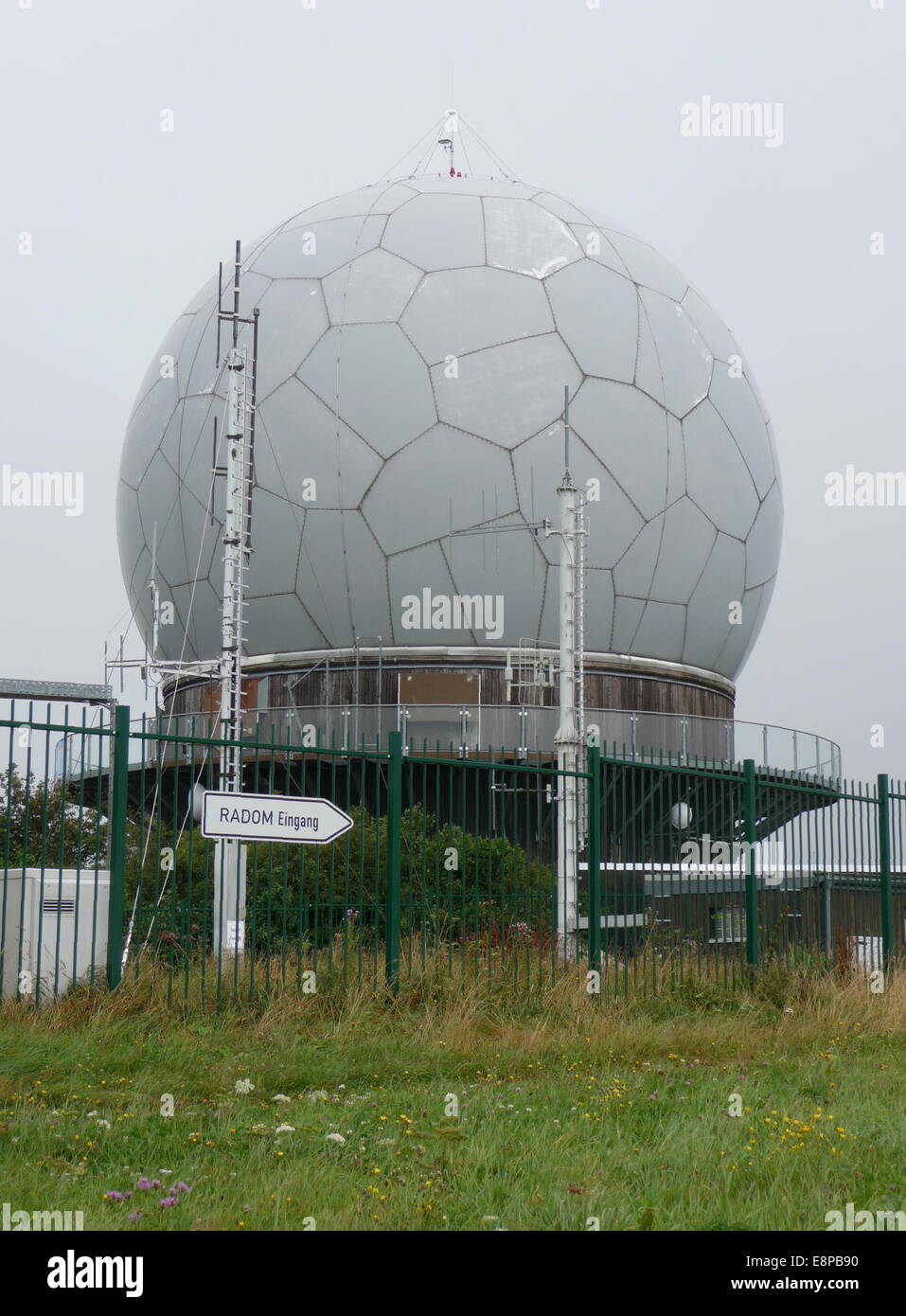 Hesse, Germany. 15th Aug, 2014. Radom at Wasserkuppe mountain in the ...