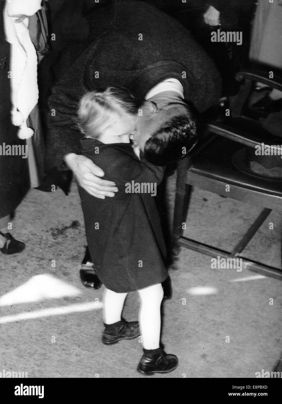 The picture from a Nazi news report shows a Sudeten German man who fled ...