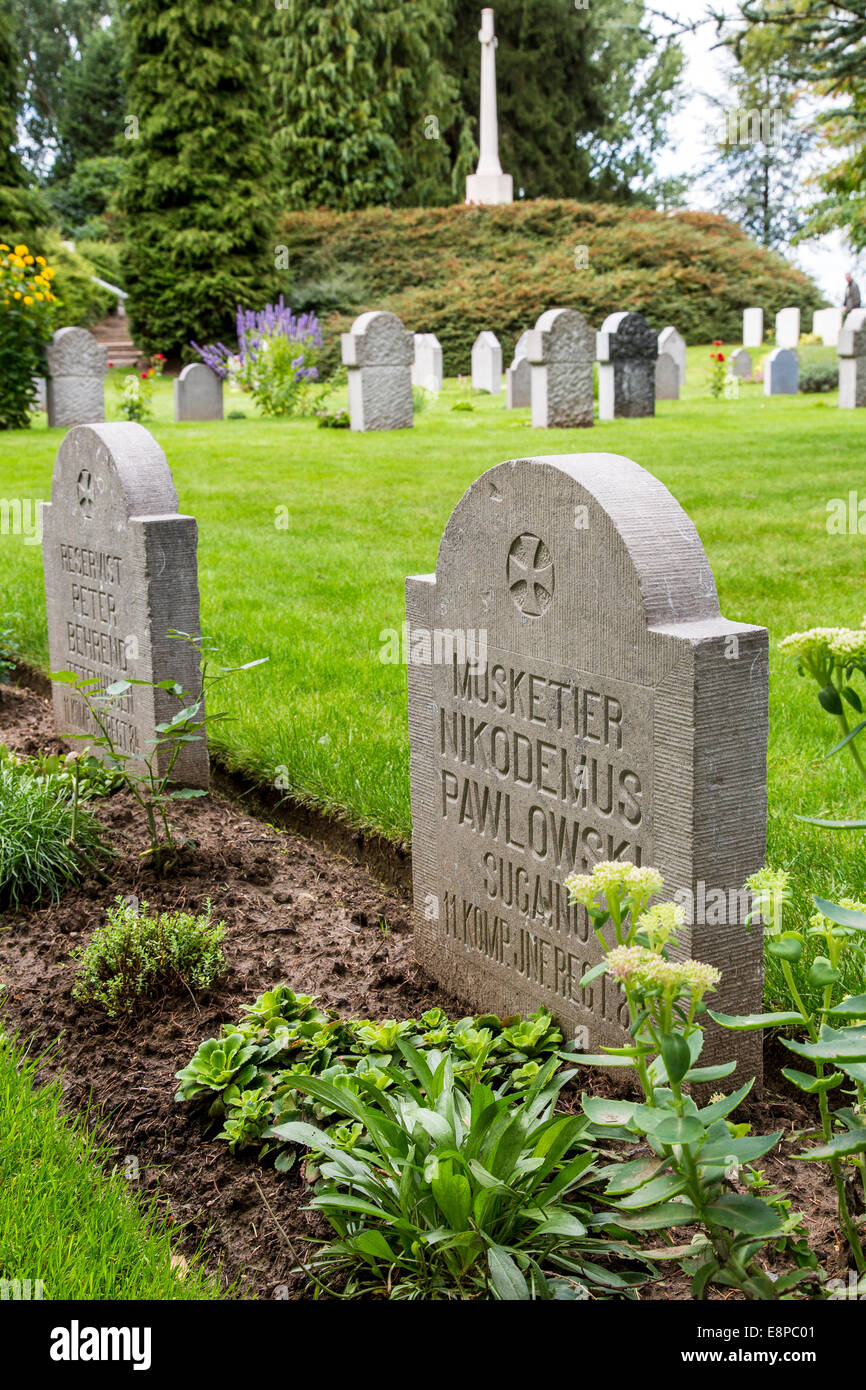 Military cemetery of Saint Symphorien, German and British war graves ...