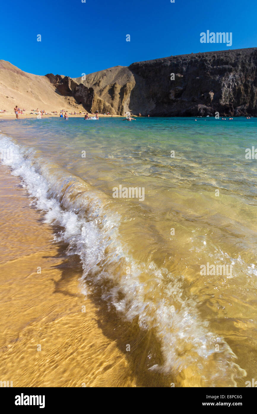 Papagayo beach in Lanzarote Stock Photo - Alamy