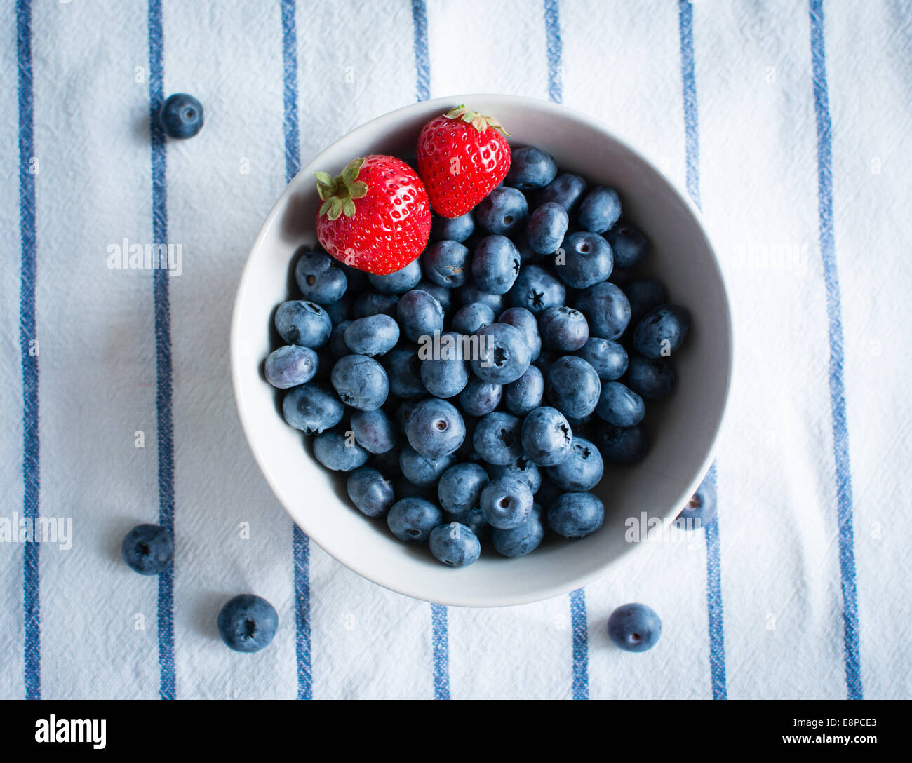 strawberries and blueberries Stock Photo - Alamy