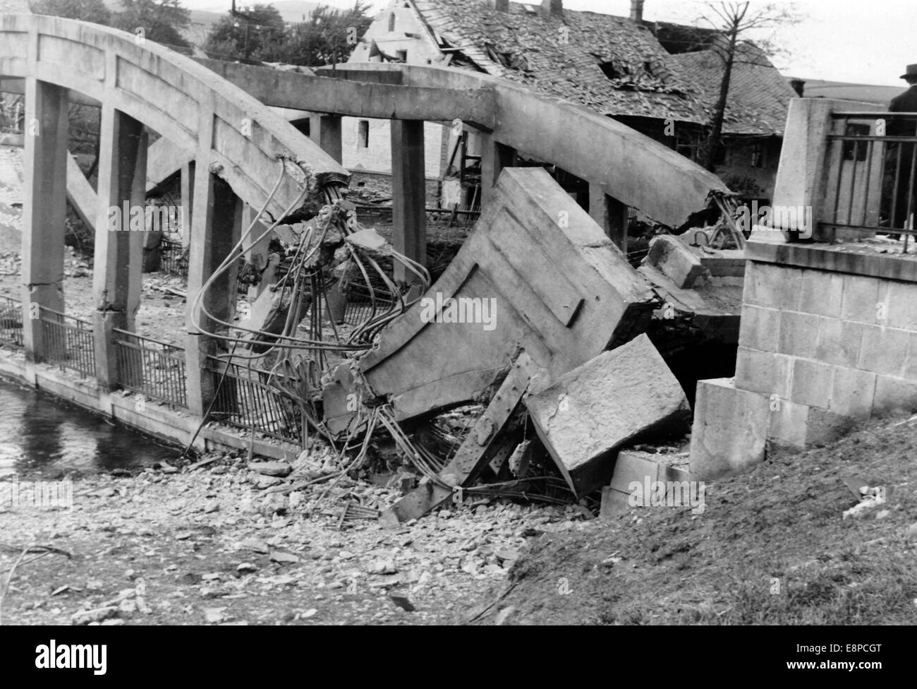 The Nazi propaganda picture shows the destruction of the Sudetenland in ...